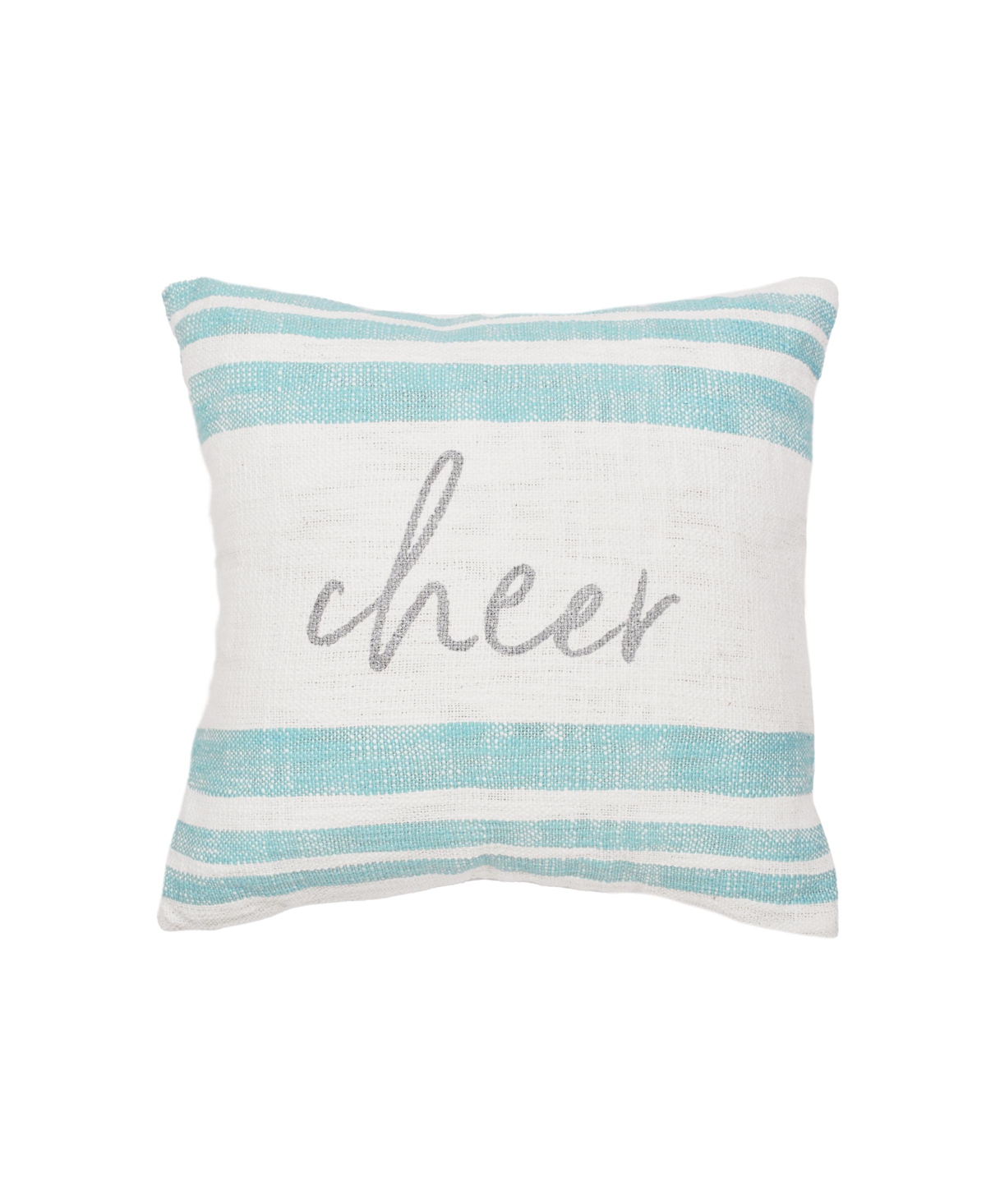 Click here for Morgan Cheer Woven Christmas Throw Pillow - Blue prices