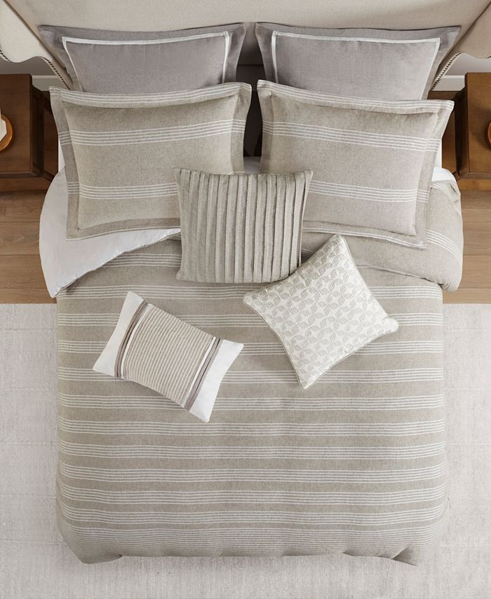 Madison Park Signature Carmel Oversized Jacquard 8-Pc. Comforter Set ...