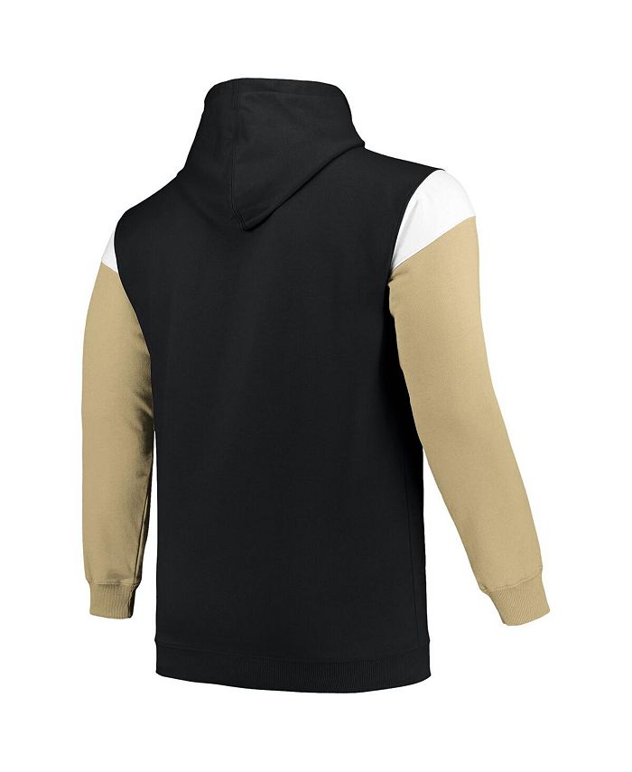 Profile Men's Black New Orleans Saints Big and Tall Trench Battle ...