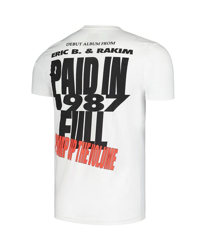 Global Merch Men's White Eric B. & Rakim Paid In Full T-shirt - Macy's