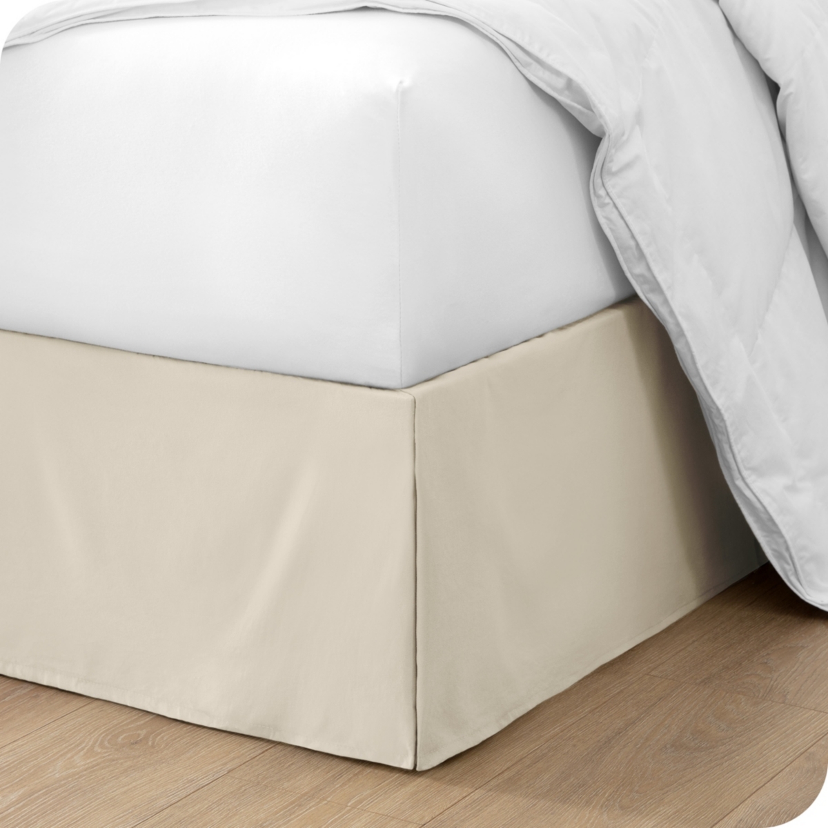 Click here for Bare Home Tailored 15" Pleated Bedskirt - San... prices
