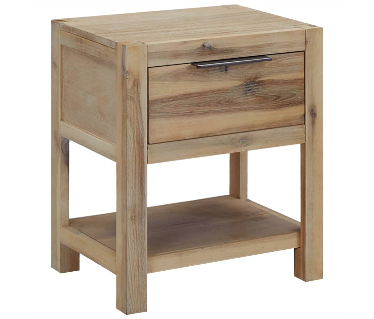 Click here for Nightstand Natural wood Solid Acacia wood  Mdf  Ac... prices