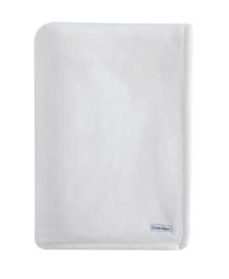 Calvin Klein Core Plush Solid Blanket, Twin - Macy's