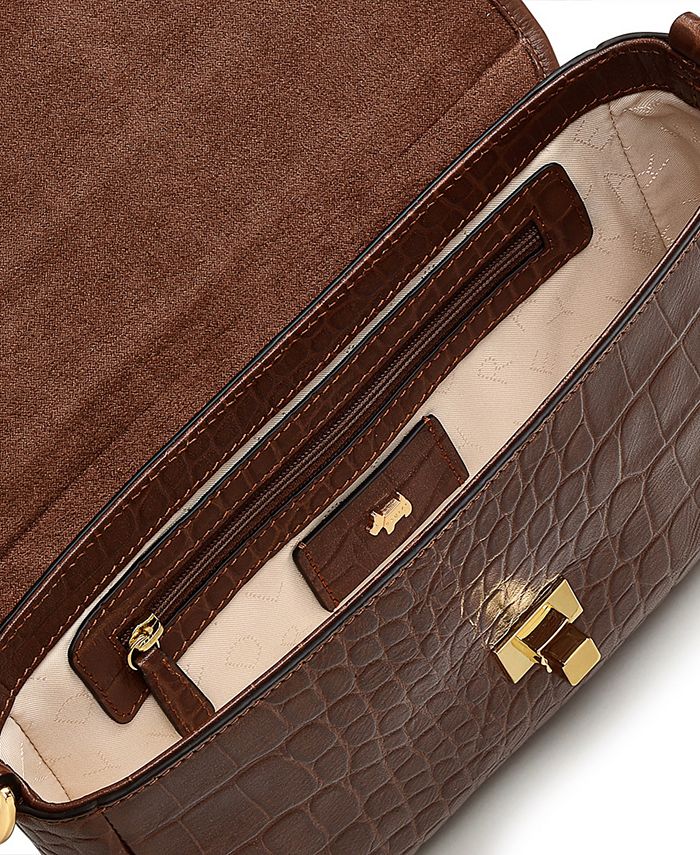 Radley London Heirloom Place Faux Croc Medium Leather Flapover ...