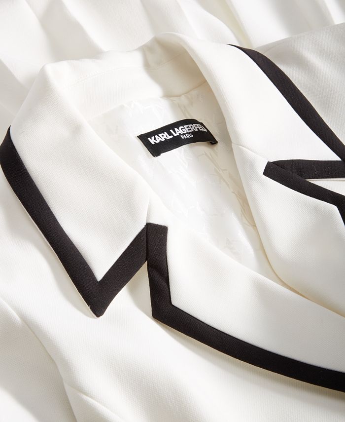 KARL LAGERFELD PARIS Women's Double-Weave Blazer Dress - Macy's