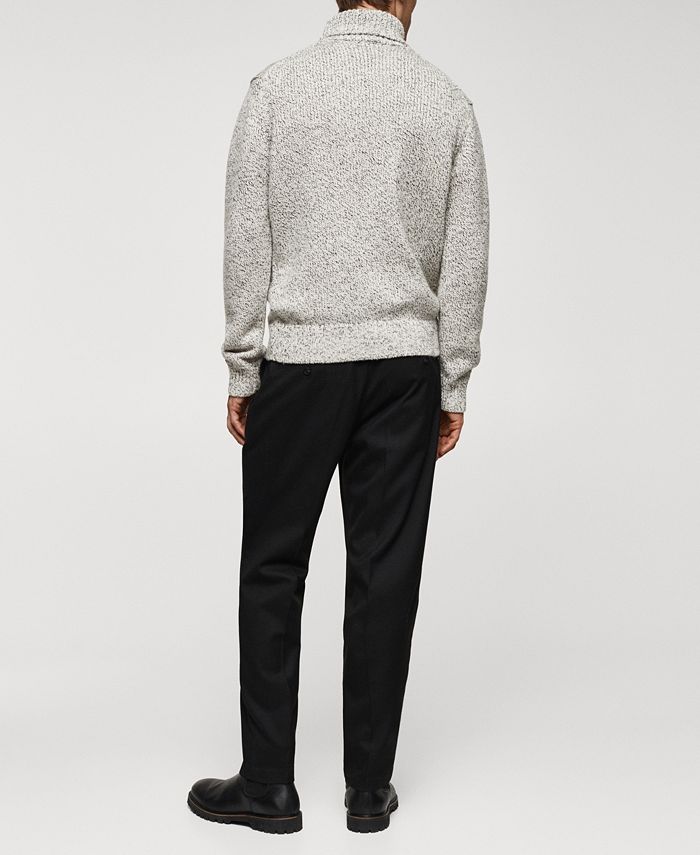 MANGO Men's Wool Turtleneck Sweater - Macy's