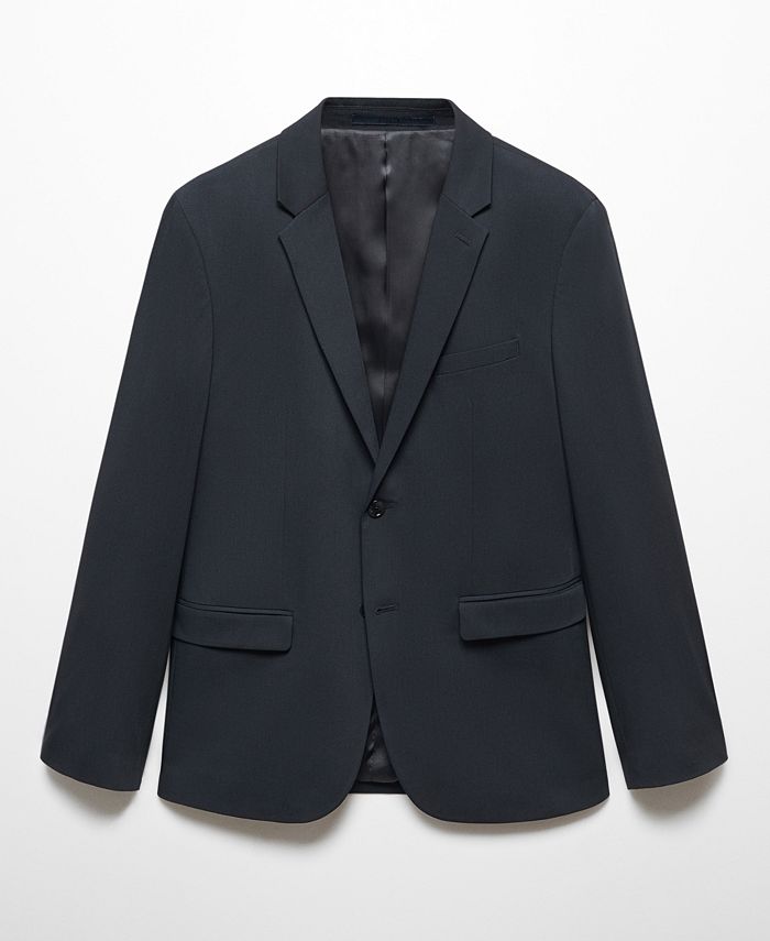 MANGO Men's Super Slim-Fit Stretch Fabric Suit Blazer - Macy's