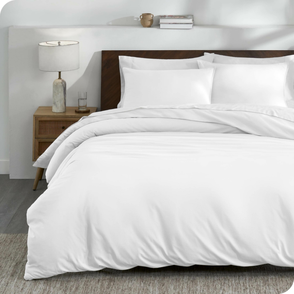 Click here for Bare Home Organic Cotton Jersey Duvet Cover Set Ki... prices