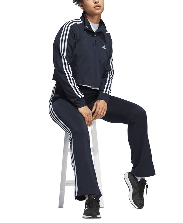 adidas Women's Quarter-Snap-Up Tricot Pullover Top - Macy's
