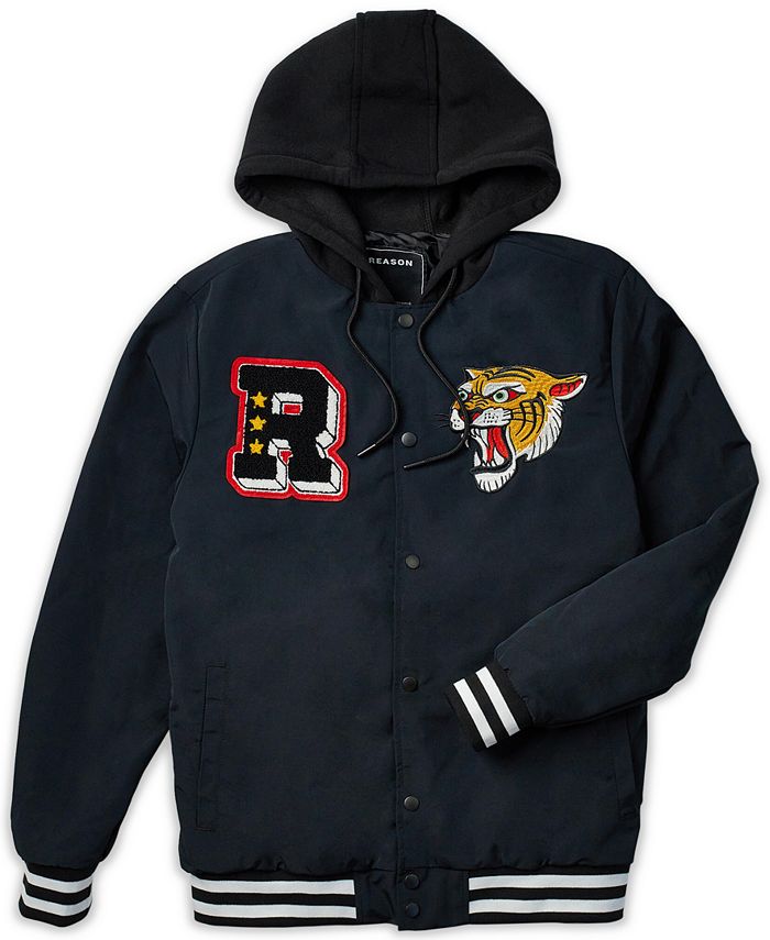 Reason Men's Tigers Varsity Hooded Jacket - Macy's