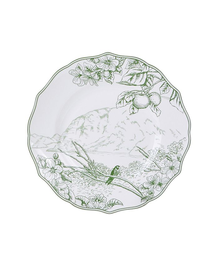 222 Fifth Hudson Valley Porcelain 12 Pc. Dinnerware Set, Service for 4 ...