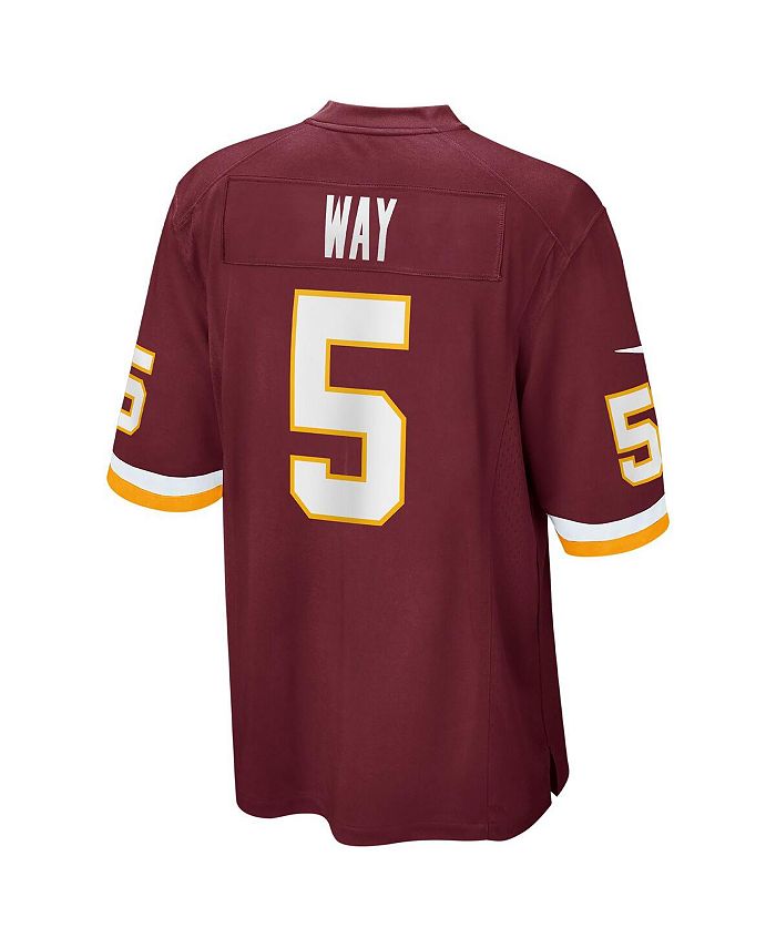 Nike Men's Tress Way Burgundy Washington Football Team Game Jersey - Macy's