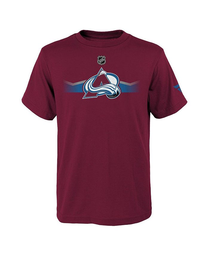 Fanatics Big Boys Burgundy Colorado Avalanche Authentic Pro Logo T ...