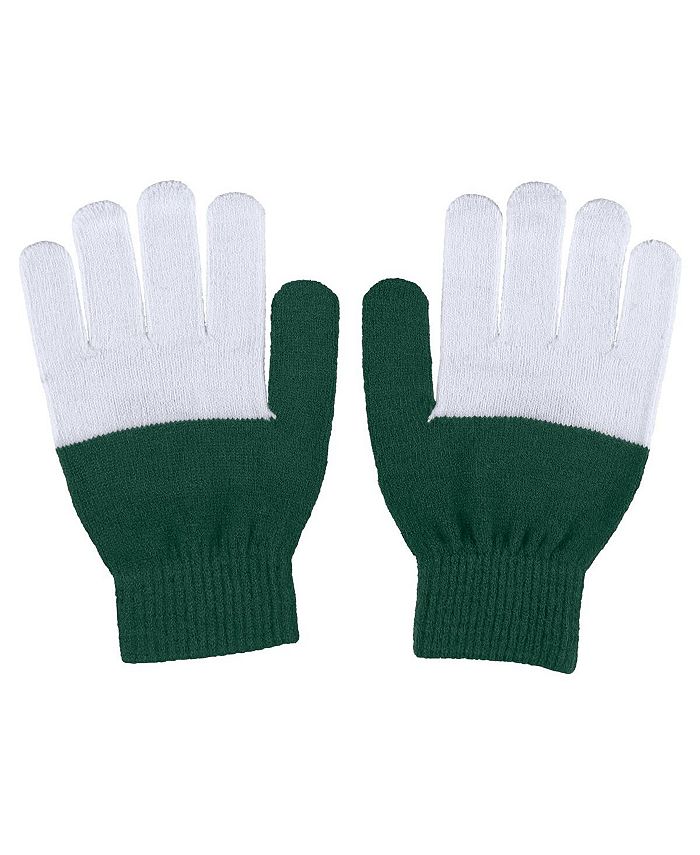 WEAR by Erin Andrews Women's Green Bay Packers Color-Block Gloves - Macy's