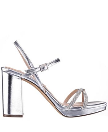 Nina Women's Steven Block Heel Platform Evening Sandals - Macy's