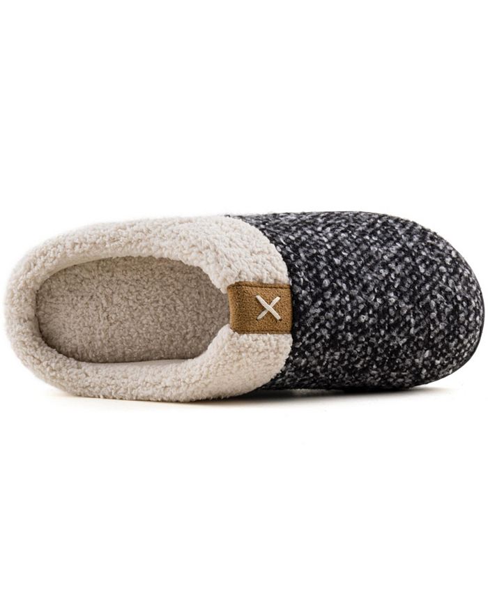RockDove Rock Dove Women's Boucl Knit Sherpa Lined Slipper - Macy's