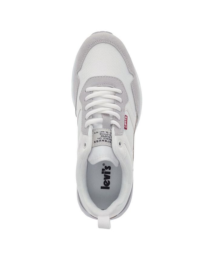 Levi's Women's Oats 2 Synthetic Leather Casual Trainer Sneaker Shoe ...