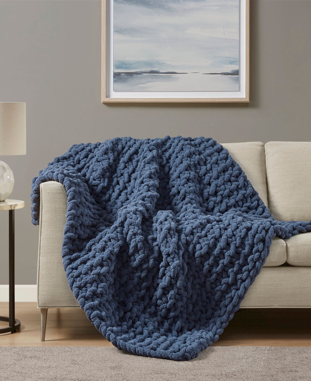 Click here for Madison Park Chunky-Knit Chenille Throw  50 x 60 -... prices