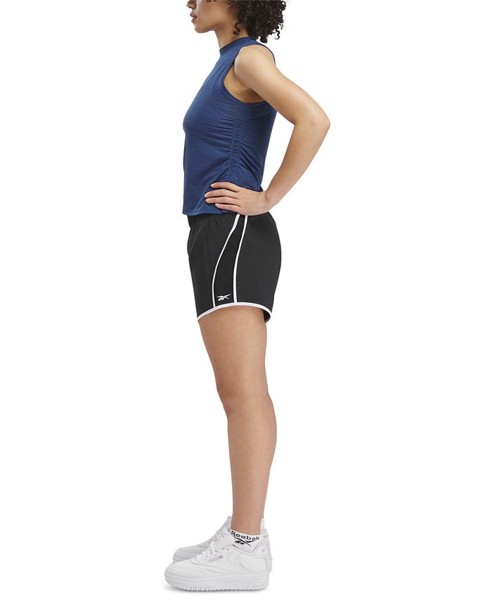 Reebok Women's Active Identity Training Pull-On Woven Shorts - Macy's