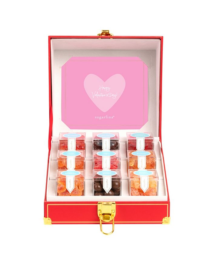 Sugarfina Valentines 2024 Happy Valentine's Day Luxe Mini Trunk 9 Pc ...