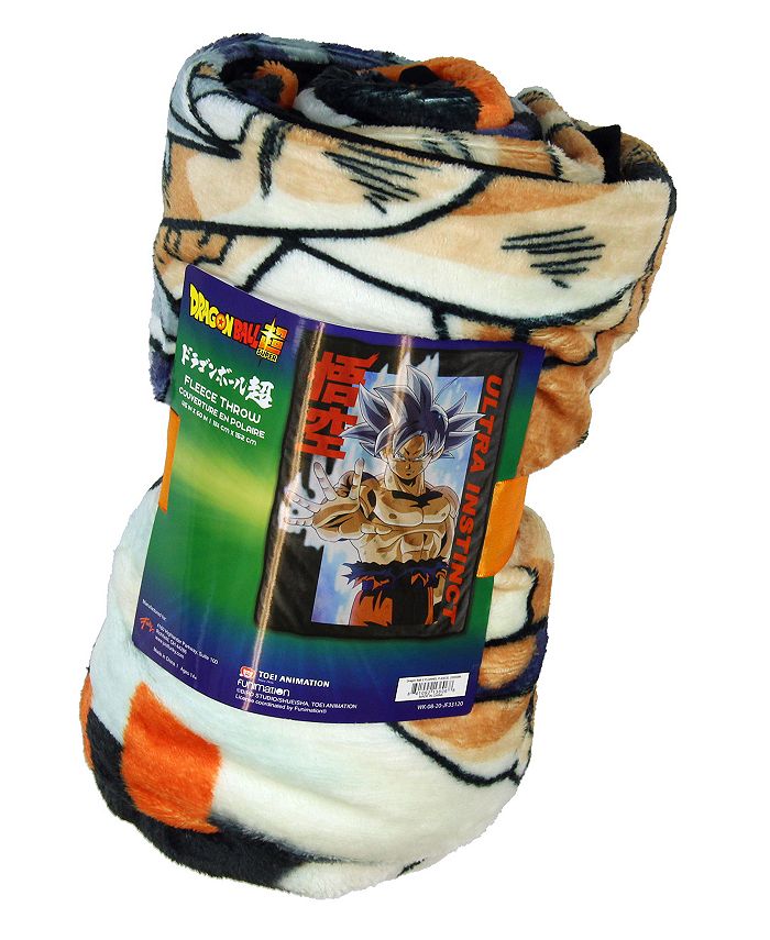 Dragon Ball Z Super Goku Ultra Instinct Technique Soft And Plush Fleece ...