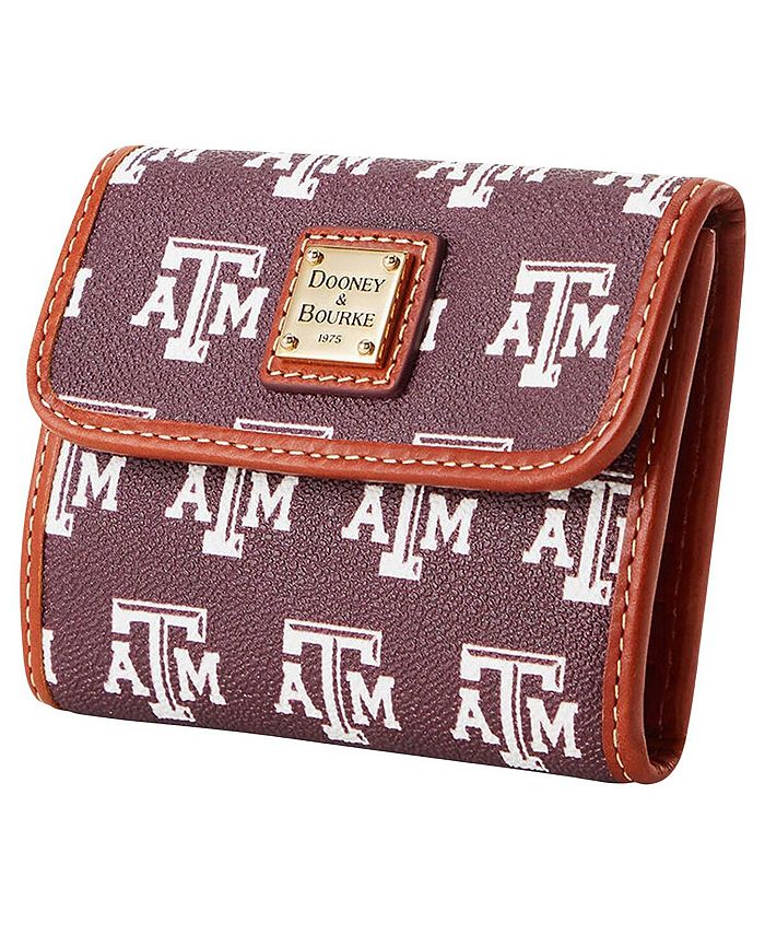 Dooney & Bourke Women's Texas A&M Aggies Flap Credit Card Wallet - Macy's