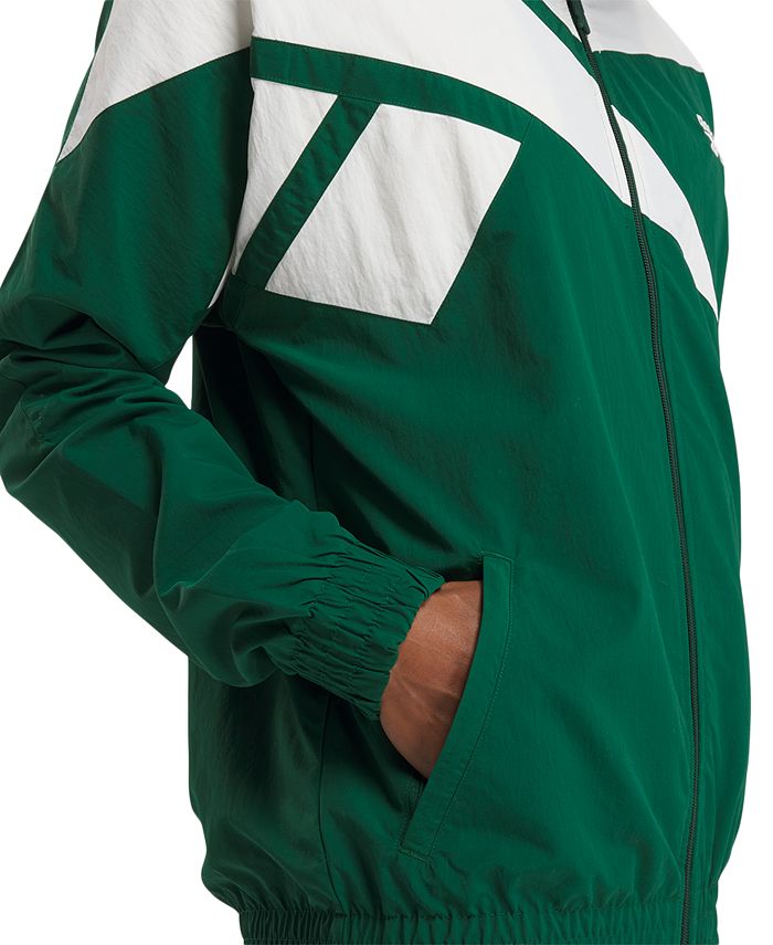 Reebok Men's Classics Vector Regular-Fit Logo Colorblocked Full-Zip ...