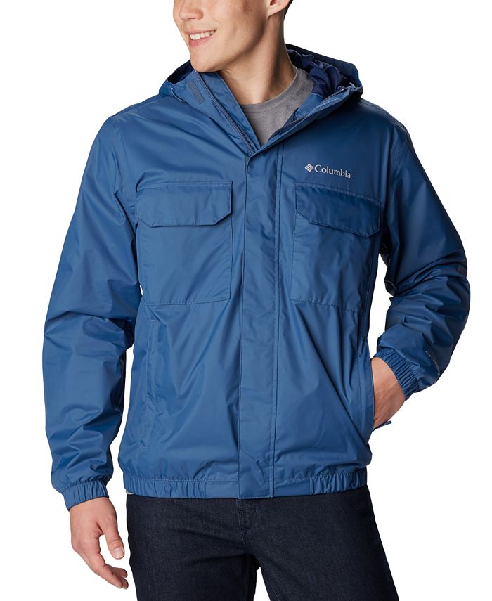 Columbia Men's Lava Canyon Omni-Tech™ Full-Zip Hooded Rain Jacket - Macy's