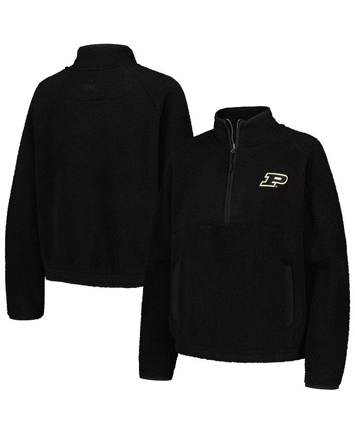 Boxercraft Women's Black Purdue Boilermakers Everest Half-Zip ...