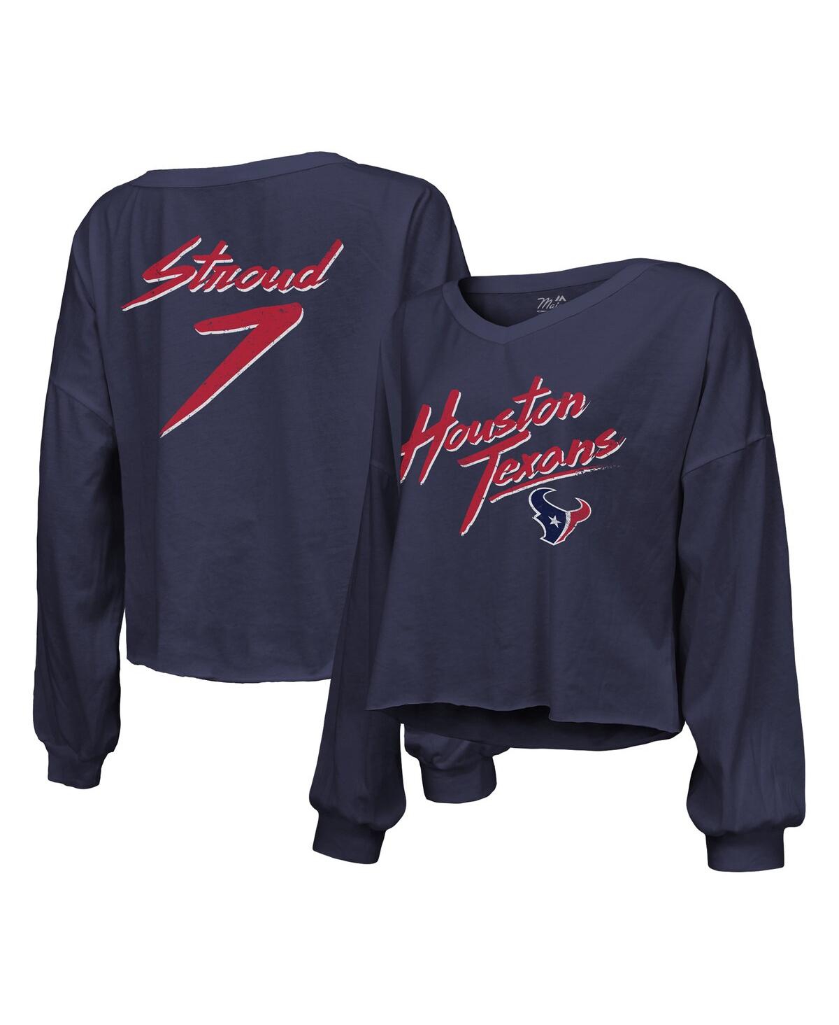 Click here for Womens Majestic Threads C.j. Stroud Navy Distresse... prices