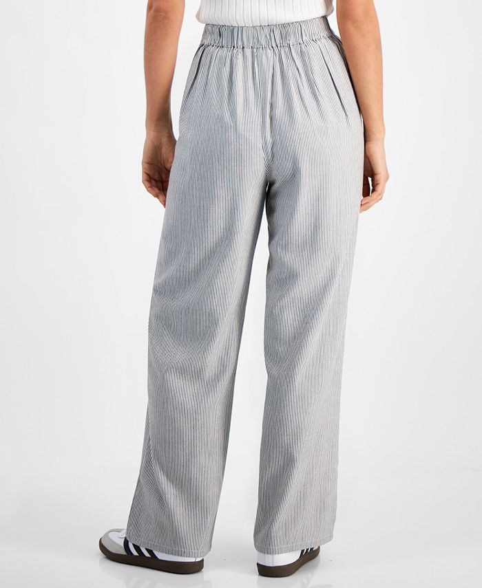 And Now This Women's Pull-On Pin-Striped Pants - Macy's