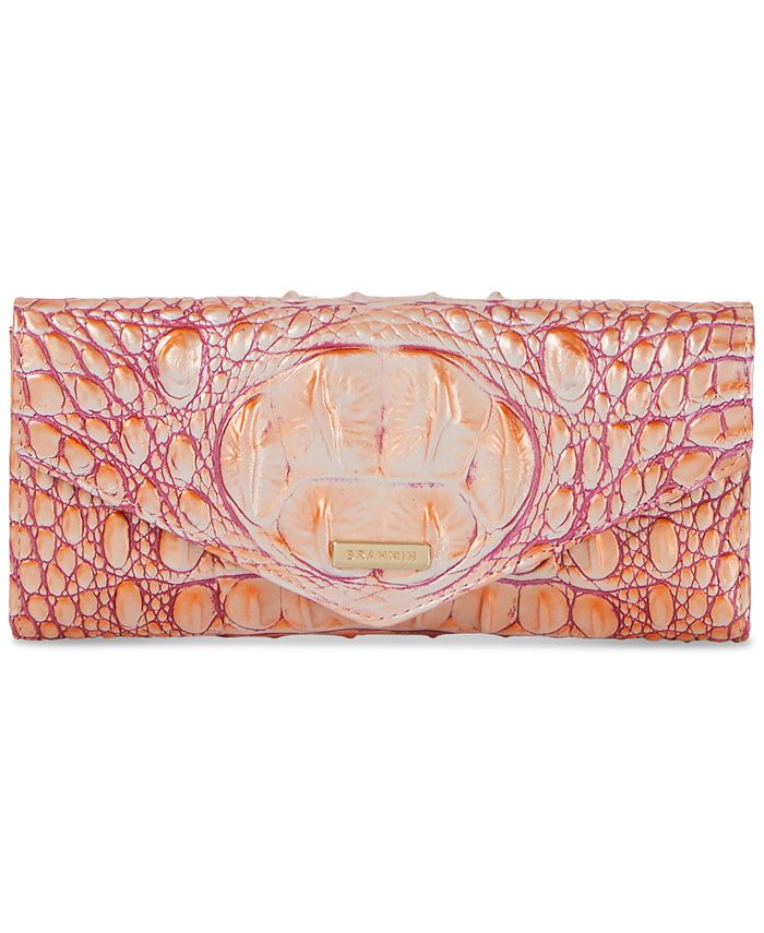 Brahmin Veronica Melbourne Embossed Leather Wallet - Macy's