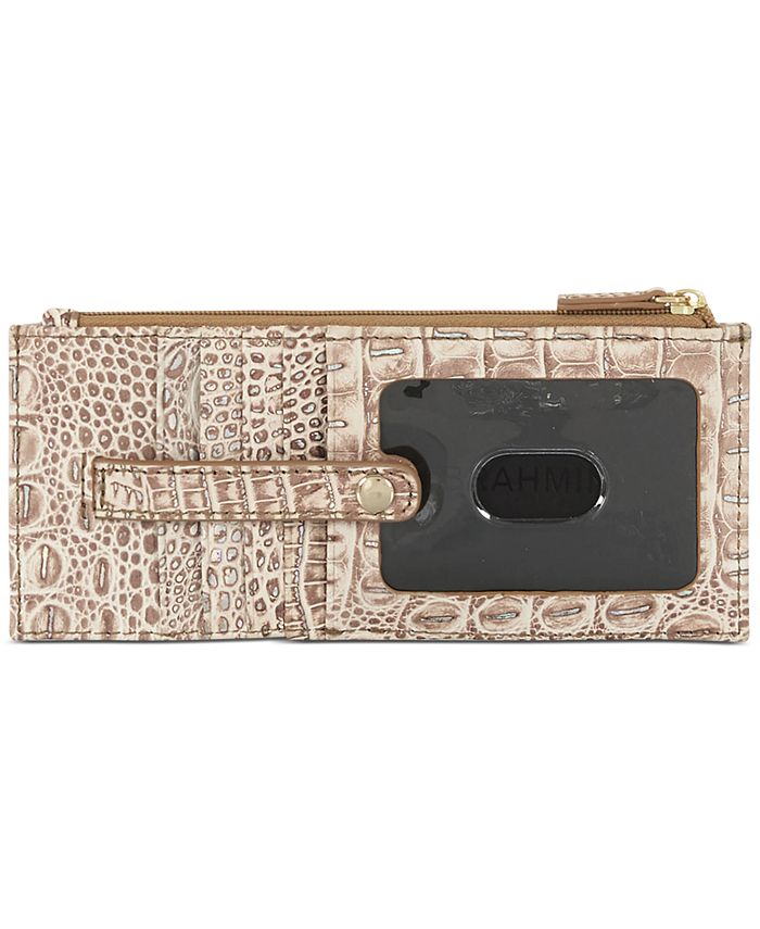 Brahmin Credit Card Mini Melbourne Embossed Leather Wallet - Macy's