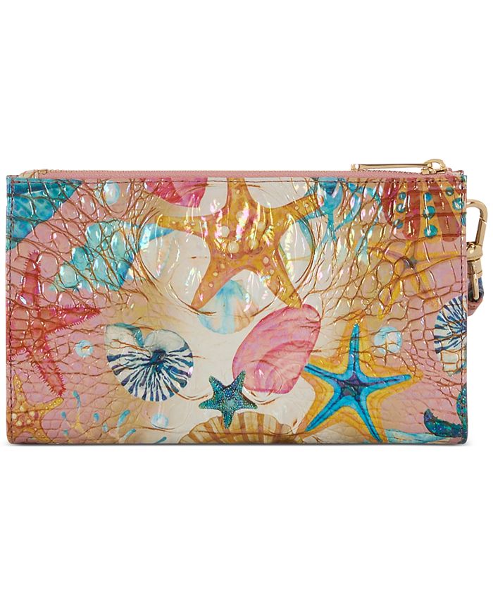 Brahmin Daisy Ombre Melbourne Embossed Leather Wristlet - Macy's