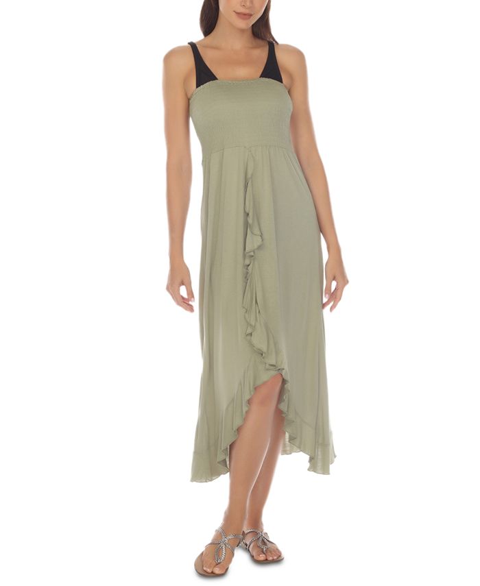 Raviya Strapless High-Low Dress Cover-Up - Macy's