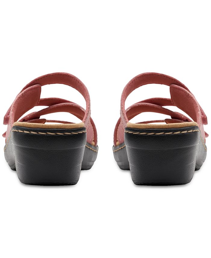 Clarks Merliah Karli Strappy Wedge Heel Platform Sandals - Macy's