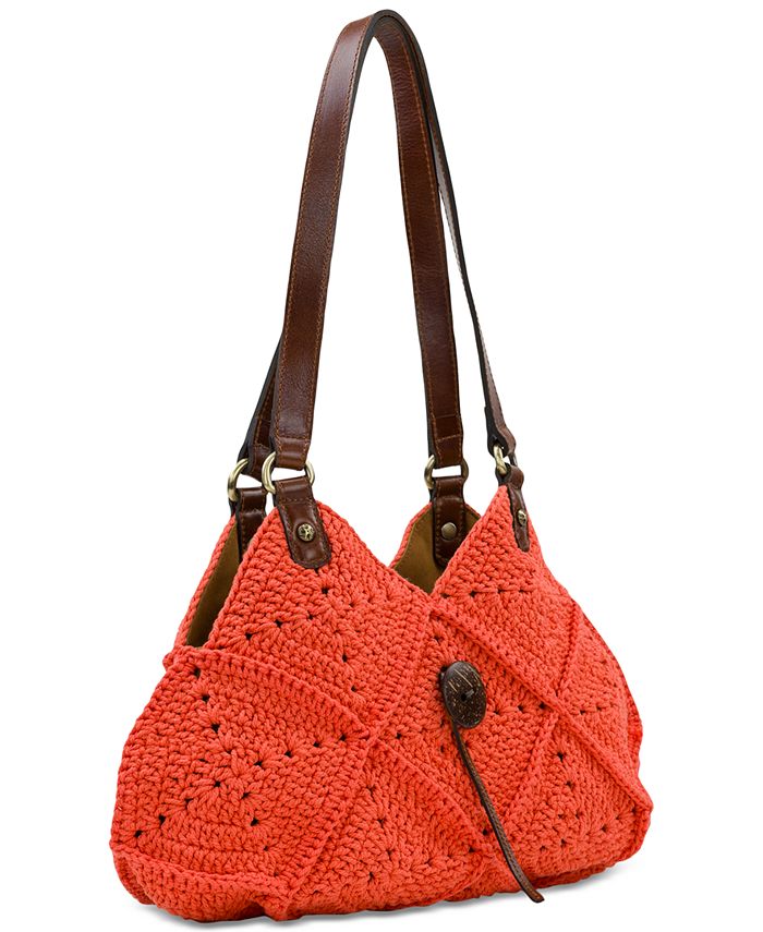 Patricia Nash Marti Diamond Crochet Shoulder Bag - Macy's