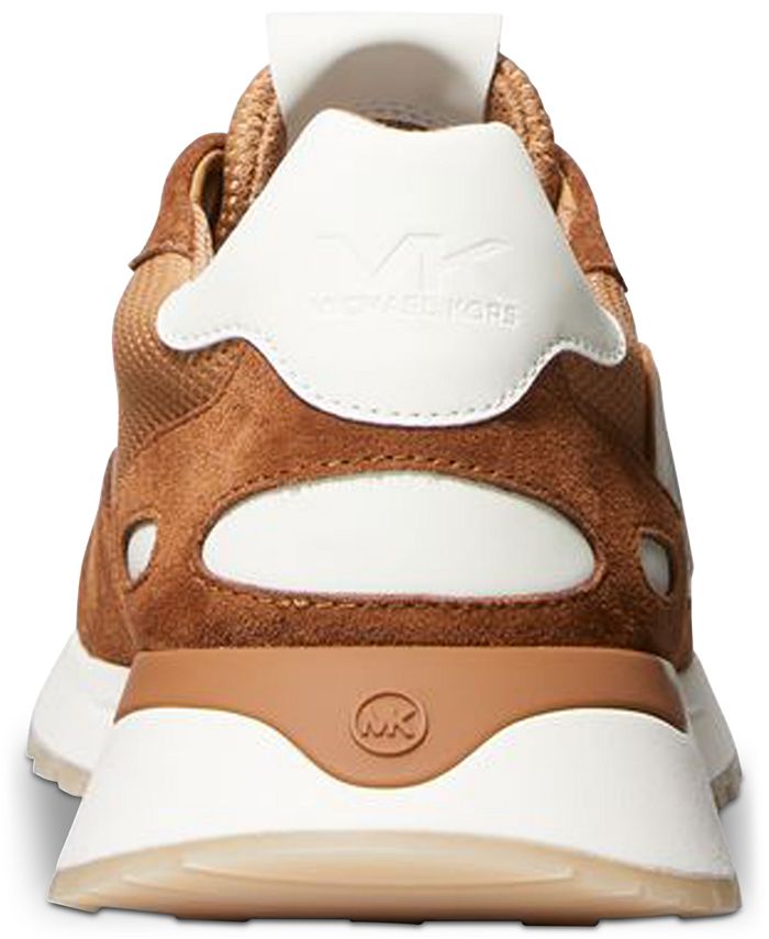 Michael Kors Men's Miles MK Logo Lace-Up Running Sneakers - Macy's