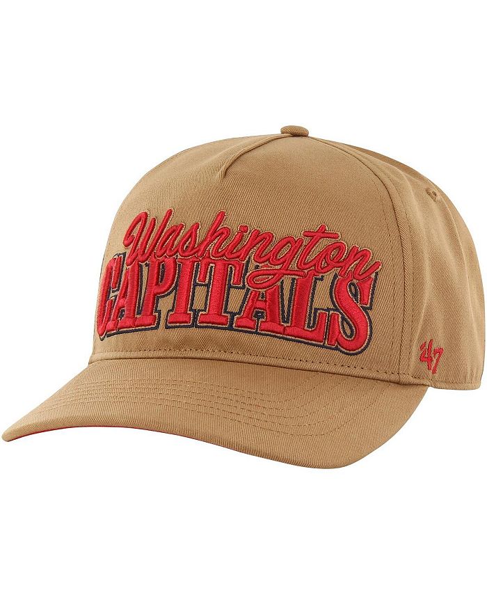 '47 Brand Men's Tan Washington Capitals Barnes Hitch Adjustable Hat ...