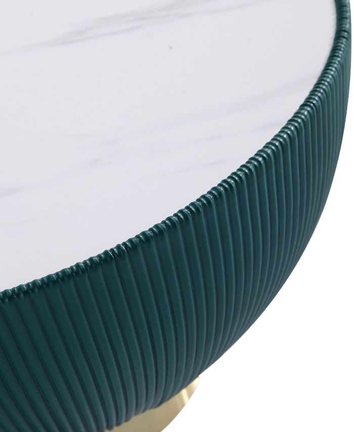 Manhattan Comfort Anderson 2-Piece Leatherette Upholstered Coffee Table ...