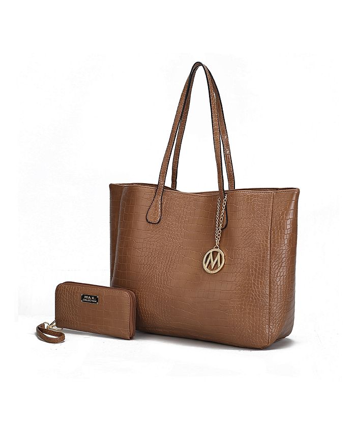 MKF Collection Sadie Oversize Tote & Wallet Set By Mia K - Macy's