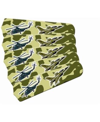 Ceiling Fan Designers Freedom Camo Military 52 In. Ceiling Fan Blades ...