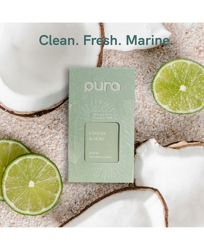Pura Linens & Surf Smart Home Air Diffuser Fragrance - Smart Home Scent ...