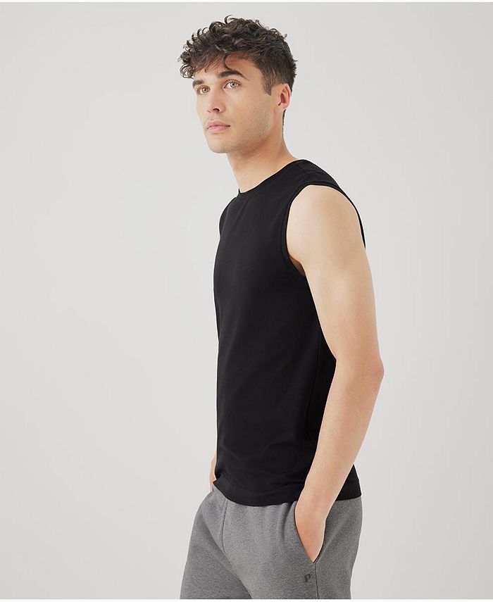 Pact Organic Cotton Cool Stretch Tank Undershirt 3-Pack - Macy's