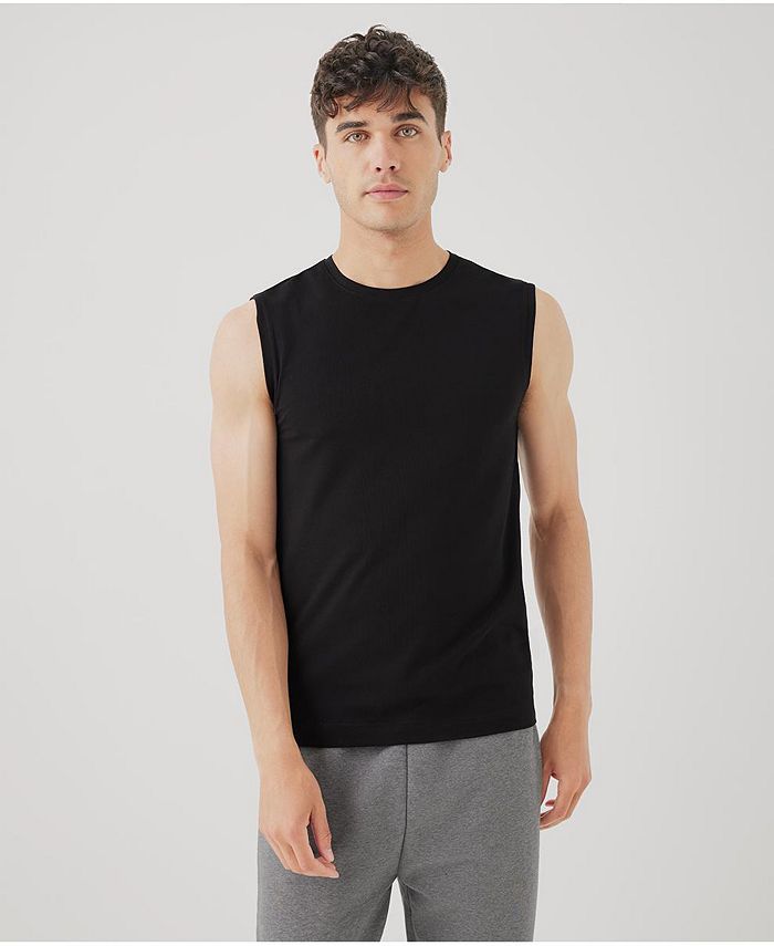 Pact Organic Cotton Cool Stretch Tank Undershirt 3-Pack - Macy's