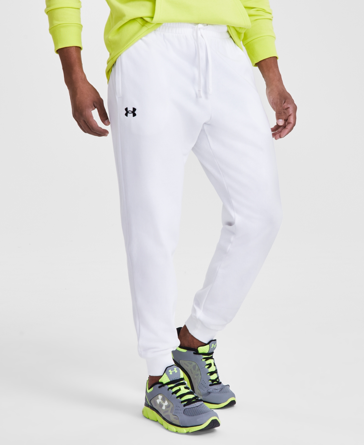 Click here for Under Armour Mens Rival Tapered-Fit Fleece Joggers... prices