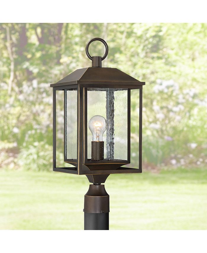 John Timberland Califa Mission Outdoor Post Light Fixture Brown Bronze ...