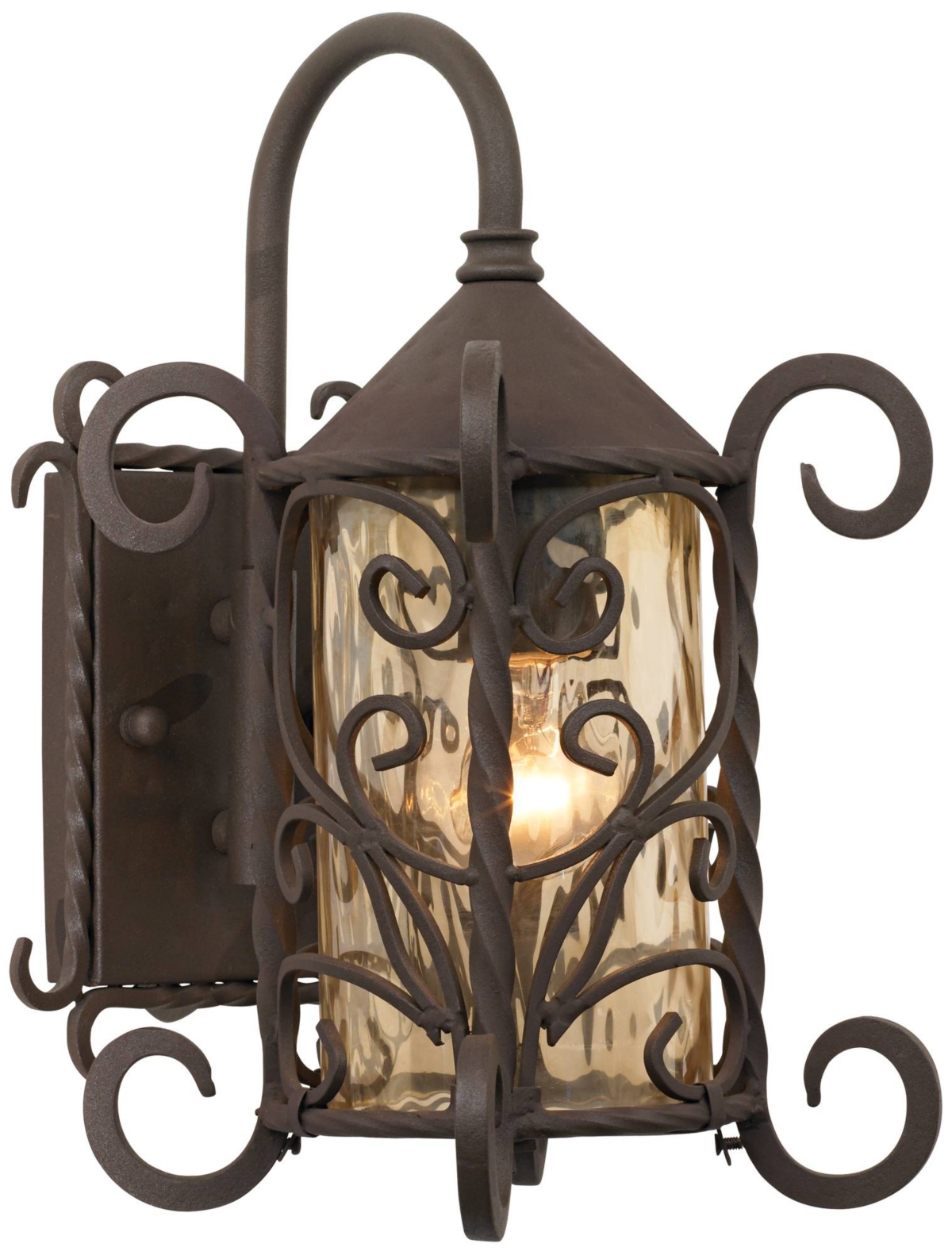 John Timberland Casa Seville Rustic Outdoor Wall Light Fixture Dark ...
