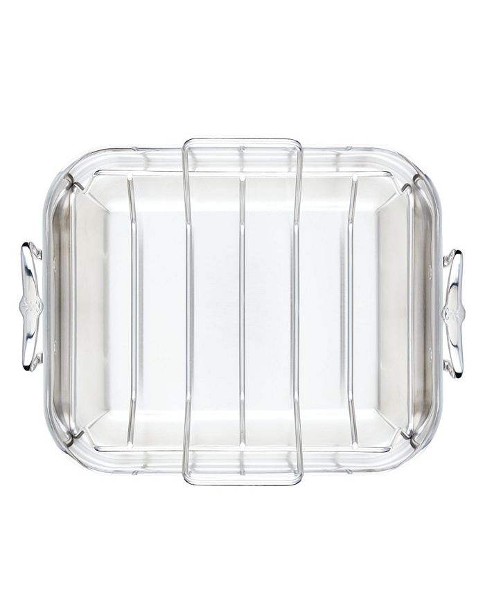 Hestan Provisions Classic Clad Small Roaster with Rack - Macy's
