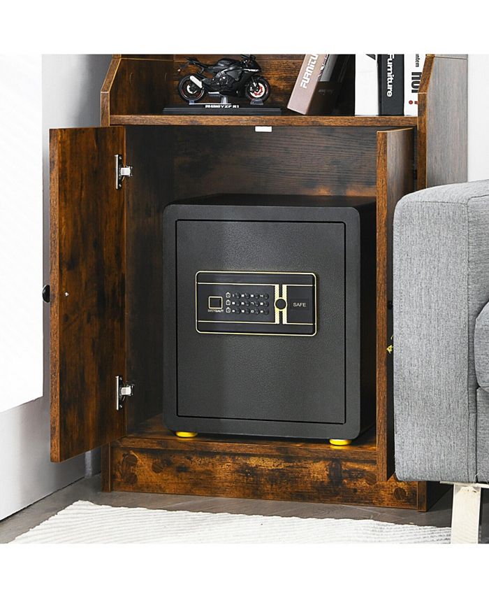 Slickblue 1.25 cu ft Steel Electronic Safe Box with Keypad and Key for ...